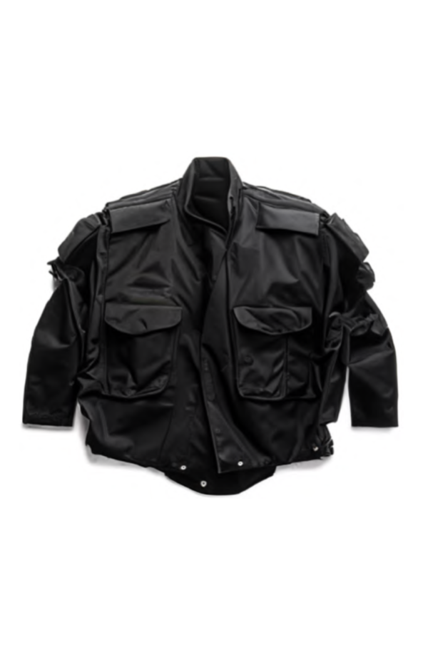 PRAYING Police Cargo Jacket - Black | Garmentory