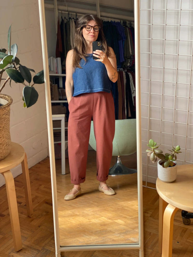 Amanda Moss Priscilla Pants - Rust | Garmentory