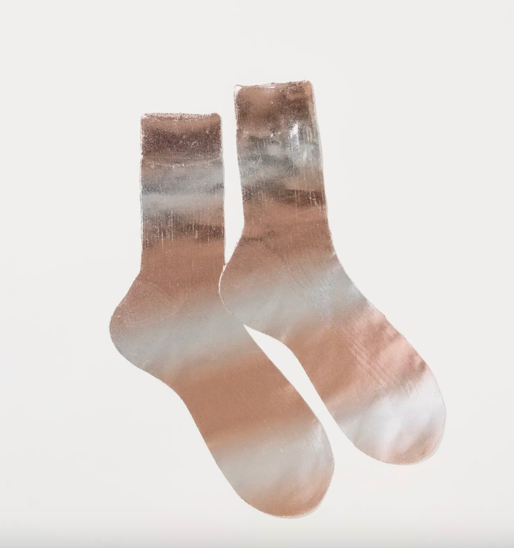 Maria La Rosa Luce Laminated Socks | Garmentory