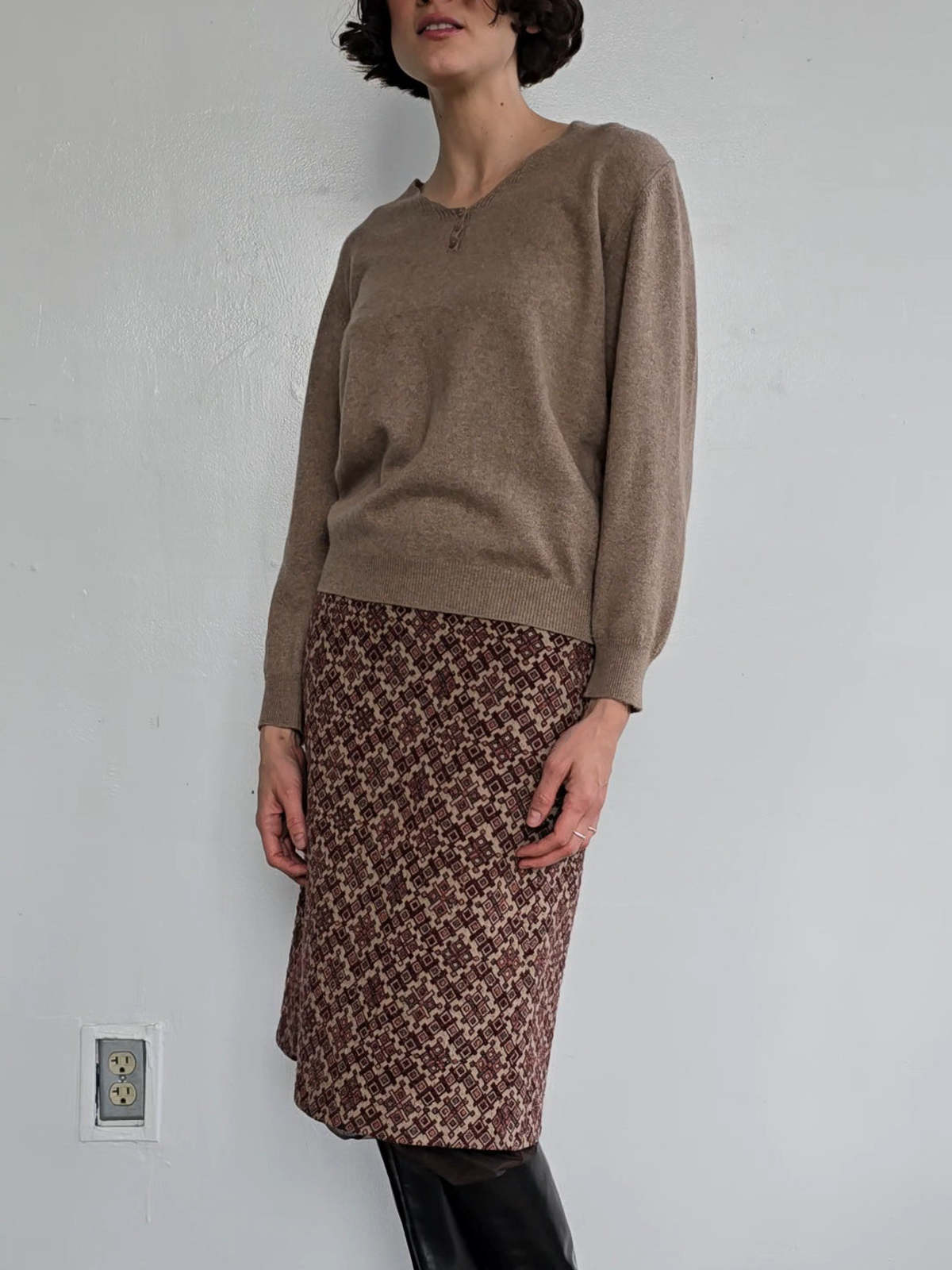 Dries van Noten Mod Patterned Skirt | Garmentory