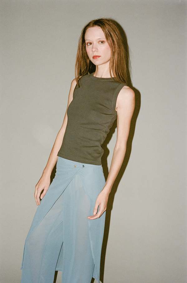 Teira 1996 Carrie Tank - Grey | Garmentory