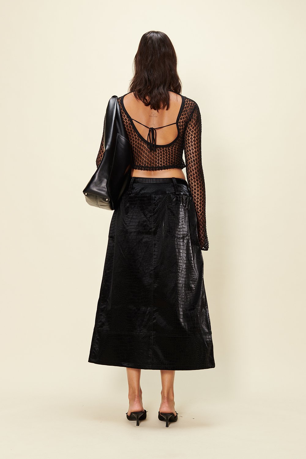 House of Sunny The Big Sling Bag - Noir | Garmentory
