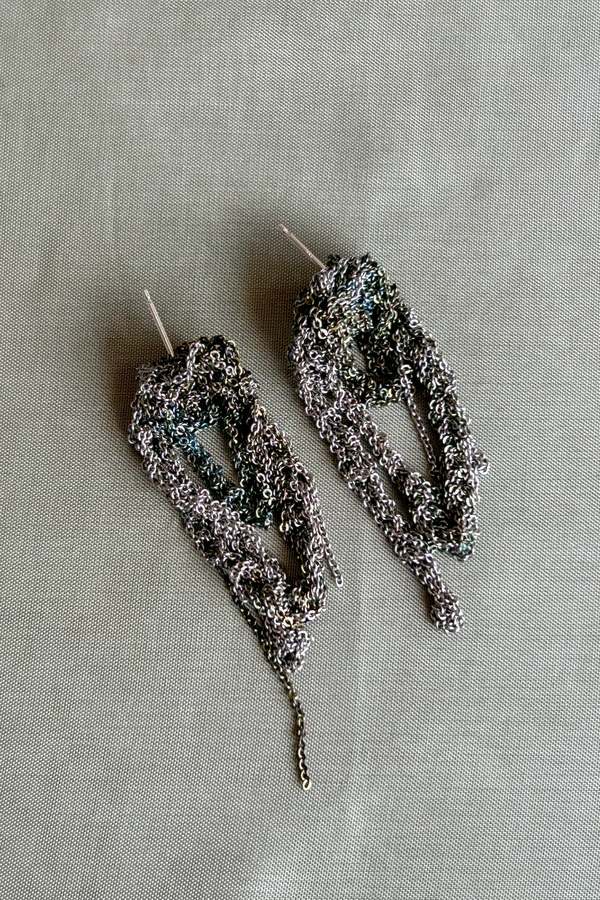 Arielle De Pinto Drip Earrings - Iris | Garmentory