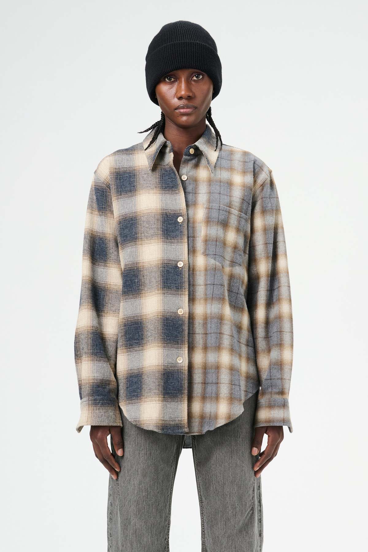 Our Legacy APRON SHIRT - Doyle Check Logger Flannel | Garmentory
