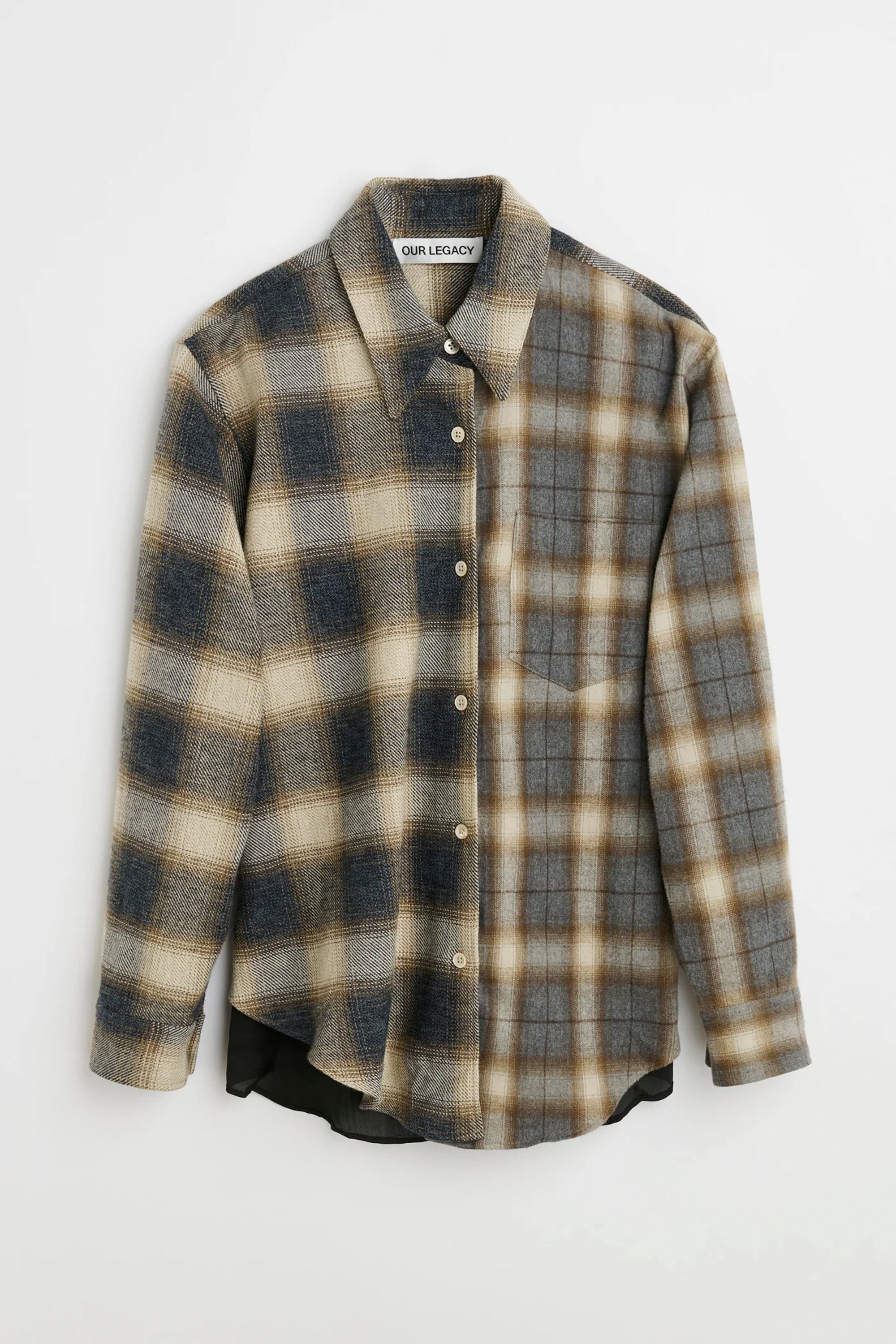 Our Legacy APRON SHIRT - Doyle Check Logger Flannel | Garmentory