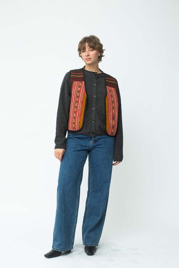 Native Textile Vest | Garmentory