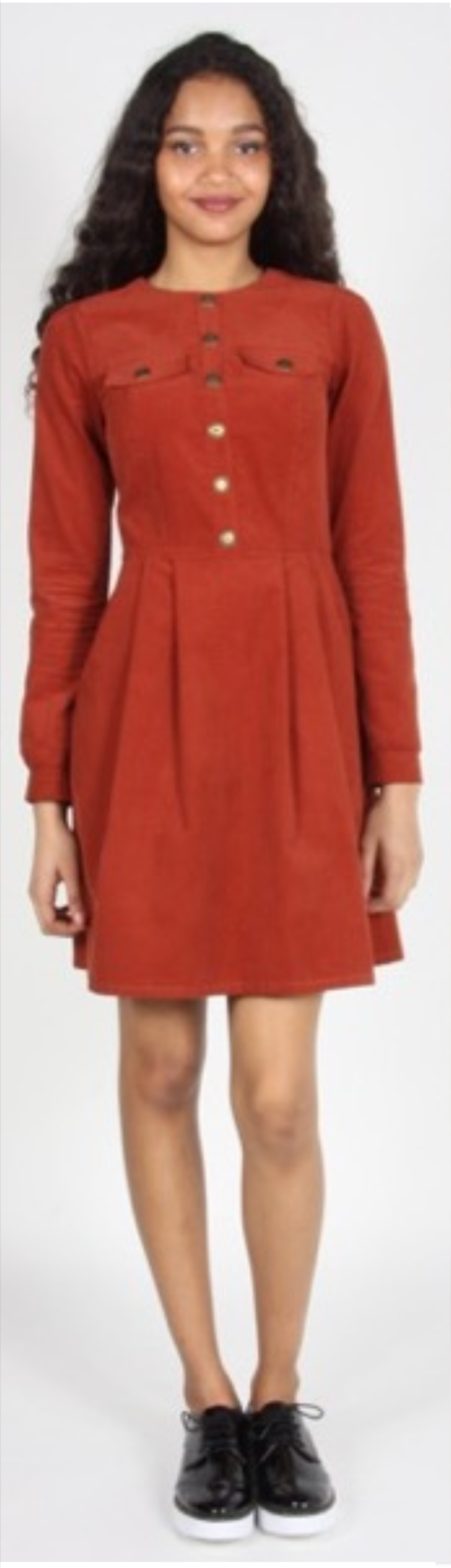 Birds of North America Jacobin Dress - Rust | Garmentory