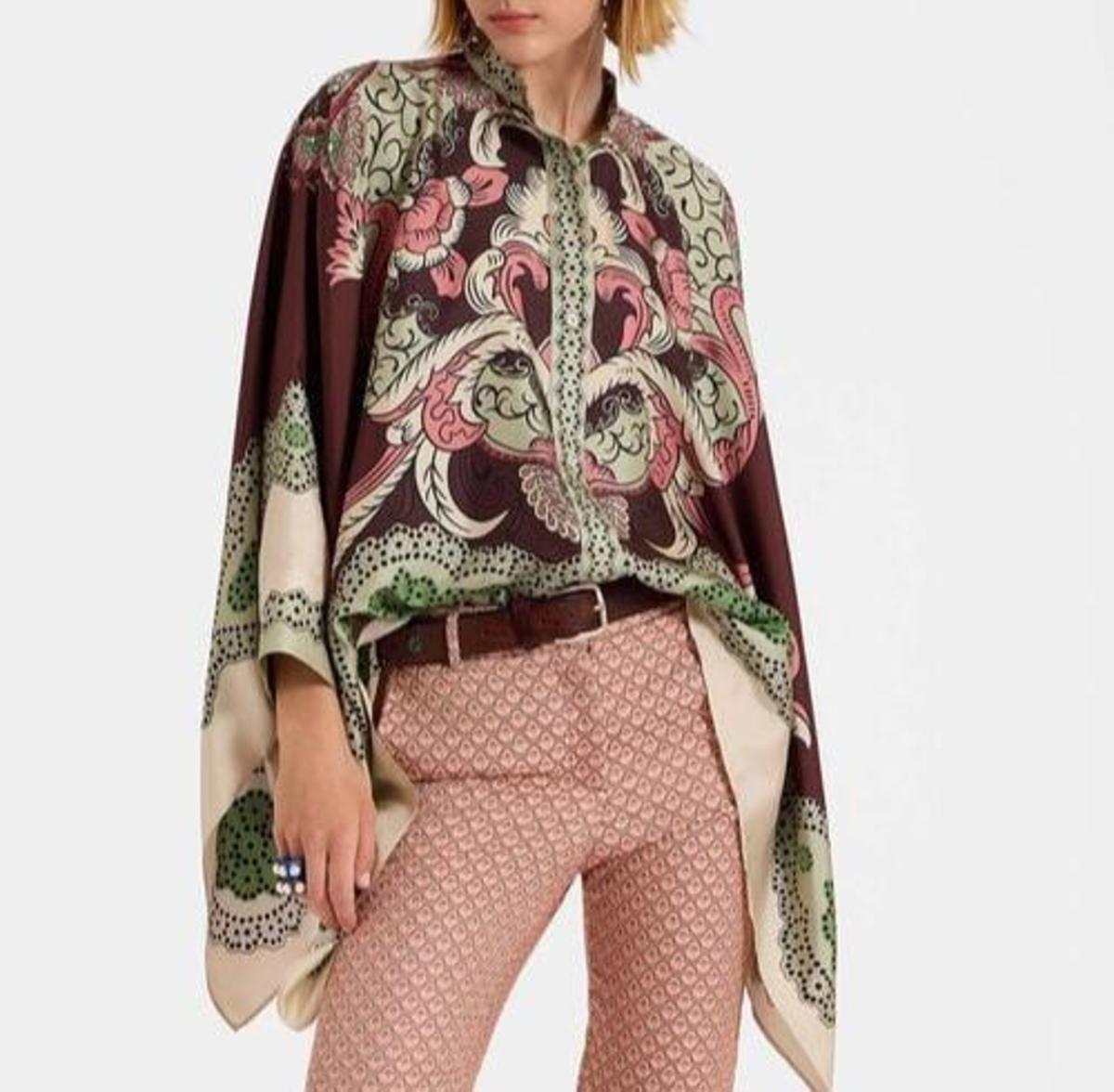 La Double J Foulard Shirt - Portal Brown Print | Garmentory