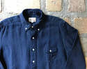 GRAPH ZERO Standard L/S Button Down Shirt - Indigo | Garmentory