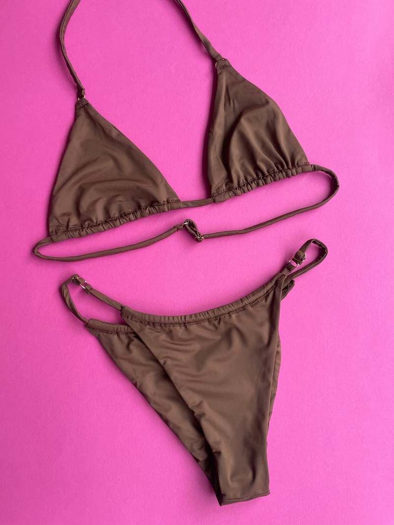 Slate Swim Rain Adjustable Bikini Bottom - Espresso | Garmentory