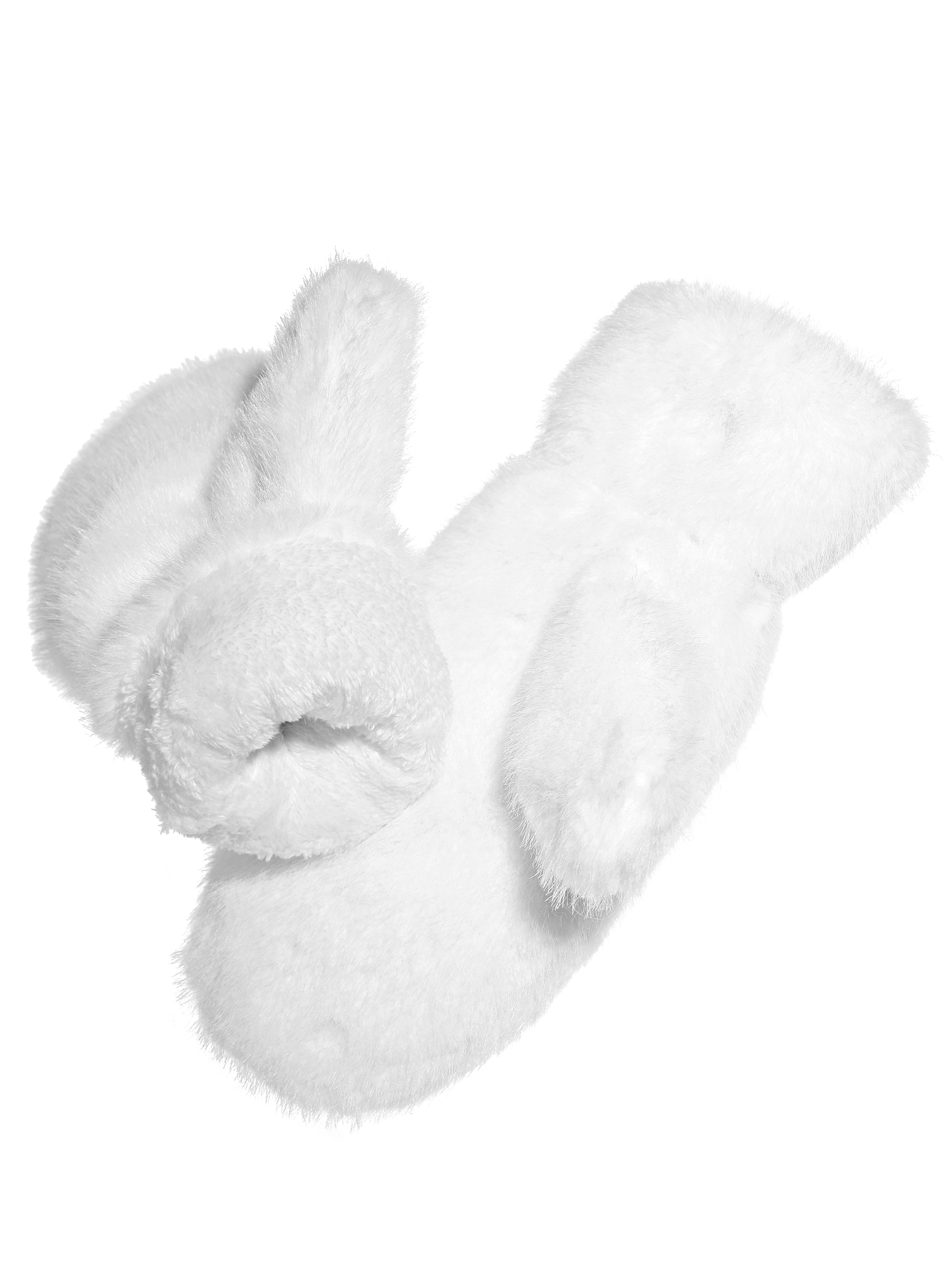 MONOSUIT Faux Fur Mittens - White | Garmentory