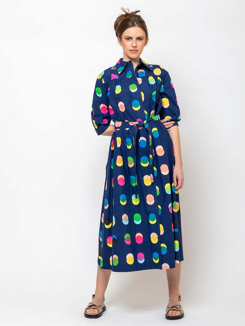 MII COLLECTIONS Niki Dress - Marine | Garmentory