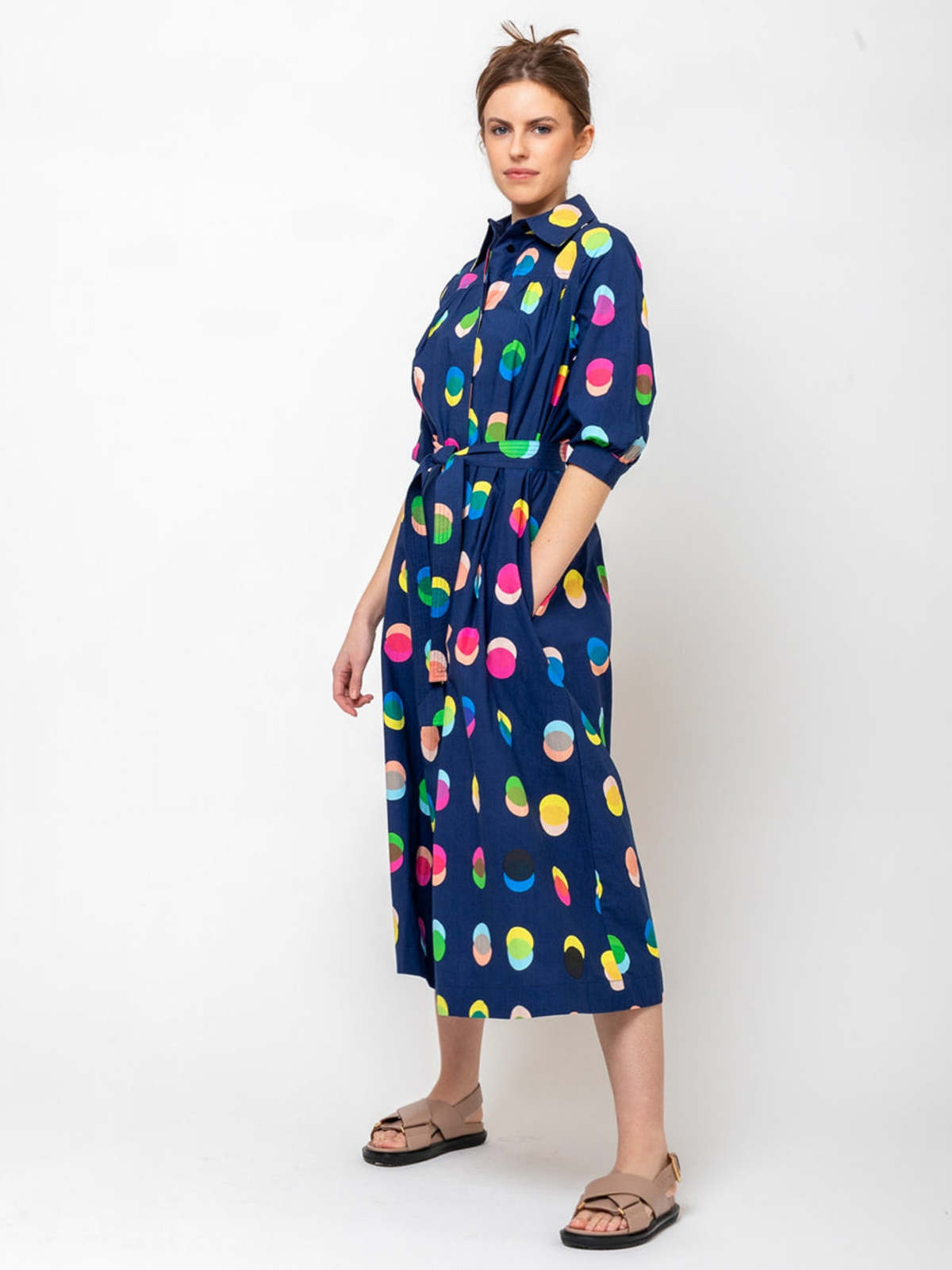 MII COLLECTIONS Niki Dress - Marine | Garmentory