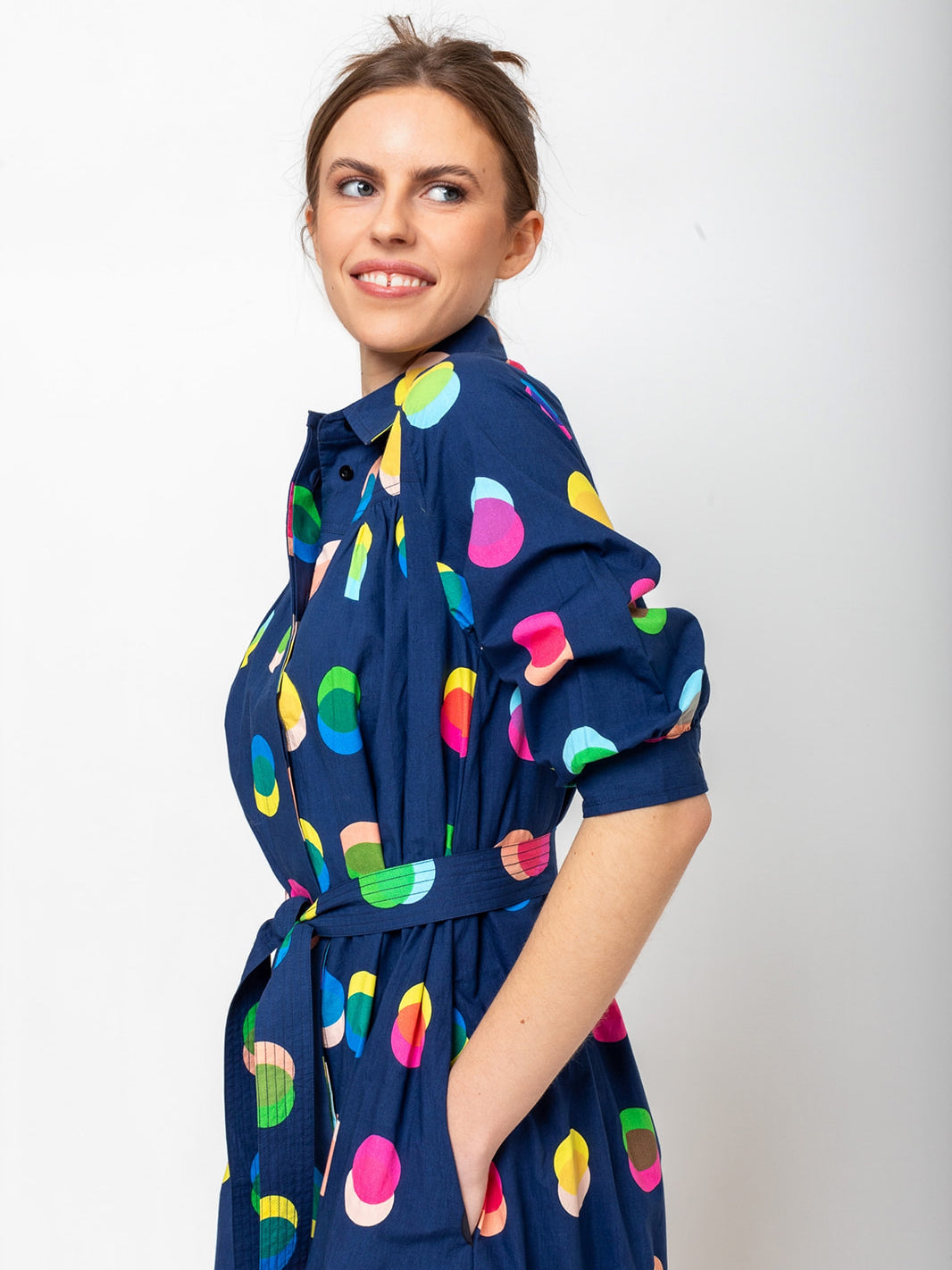 MII COLLECTIONS Niki Dress - Marine | Garmentory