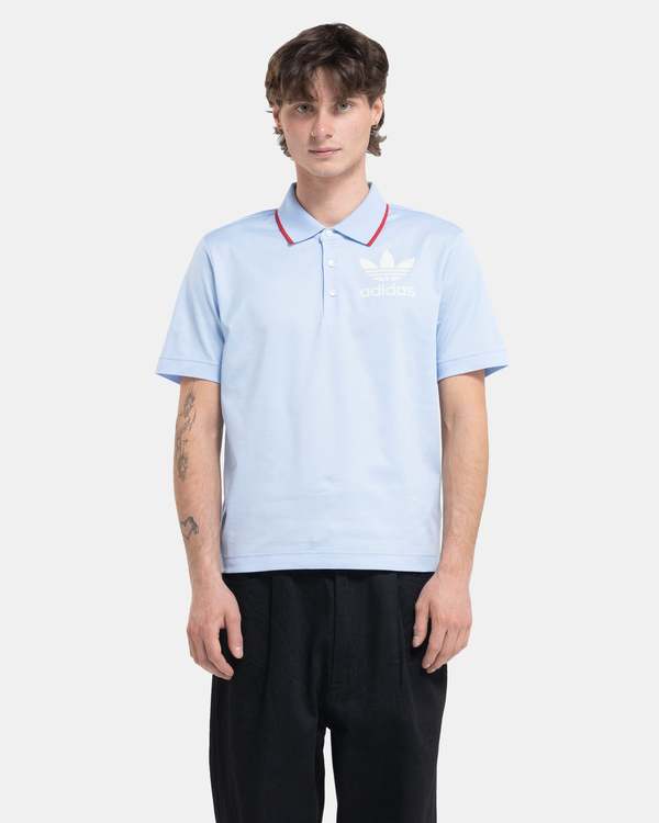 Adidas Wales Bonner Shortsleeve Polo - Glow Blue | Garmentory
