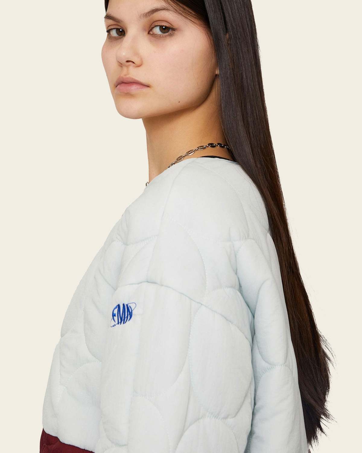 Find Me Now Paige Long Quilted Jacket - Frost | Garmentory