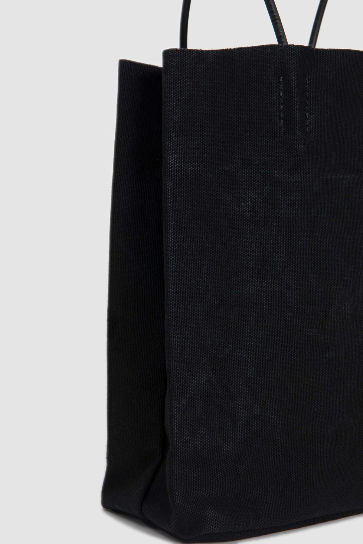 AMIACALVA Canvas Paper Bag - Black | Garmentory