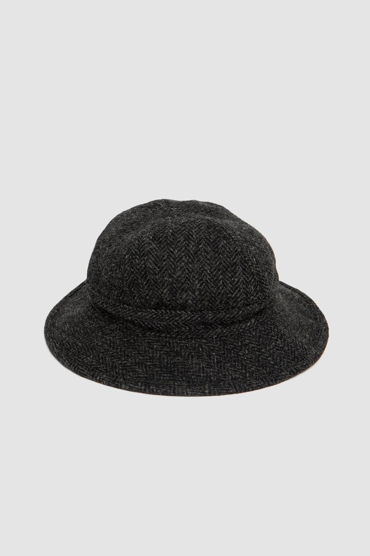 Orslow Harris Tweed Hat - Black | Garmentory