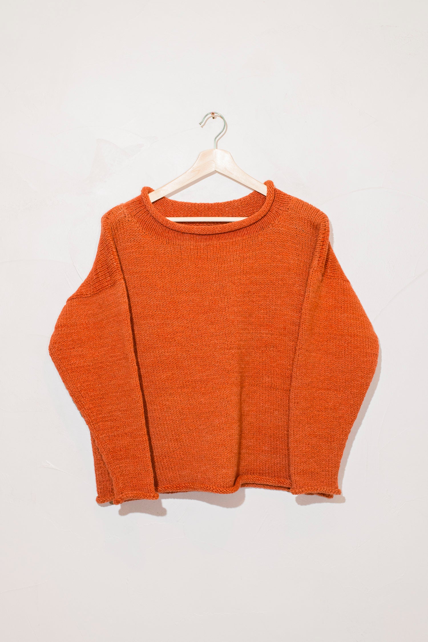 Wave Fibre Mill Rolled Edge Sweater | Garmentory