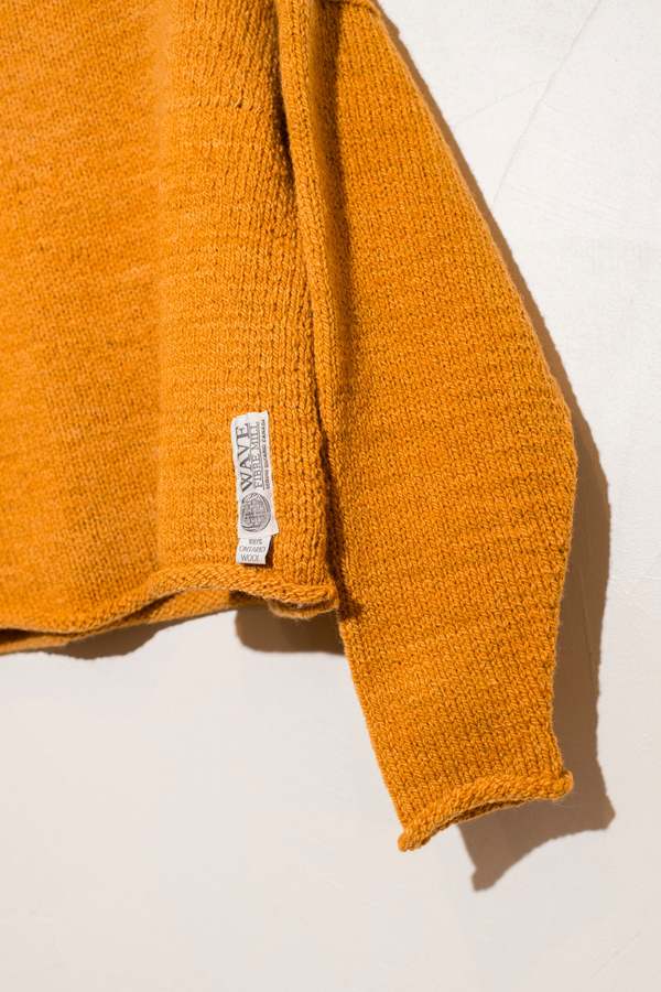 Wave Fibre Mill Rolled Edge Sweater | Garmentory