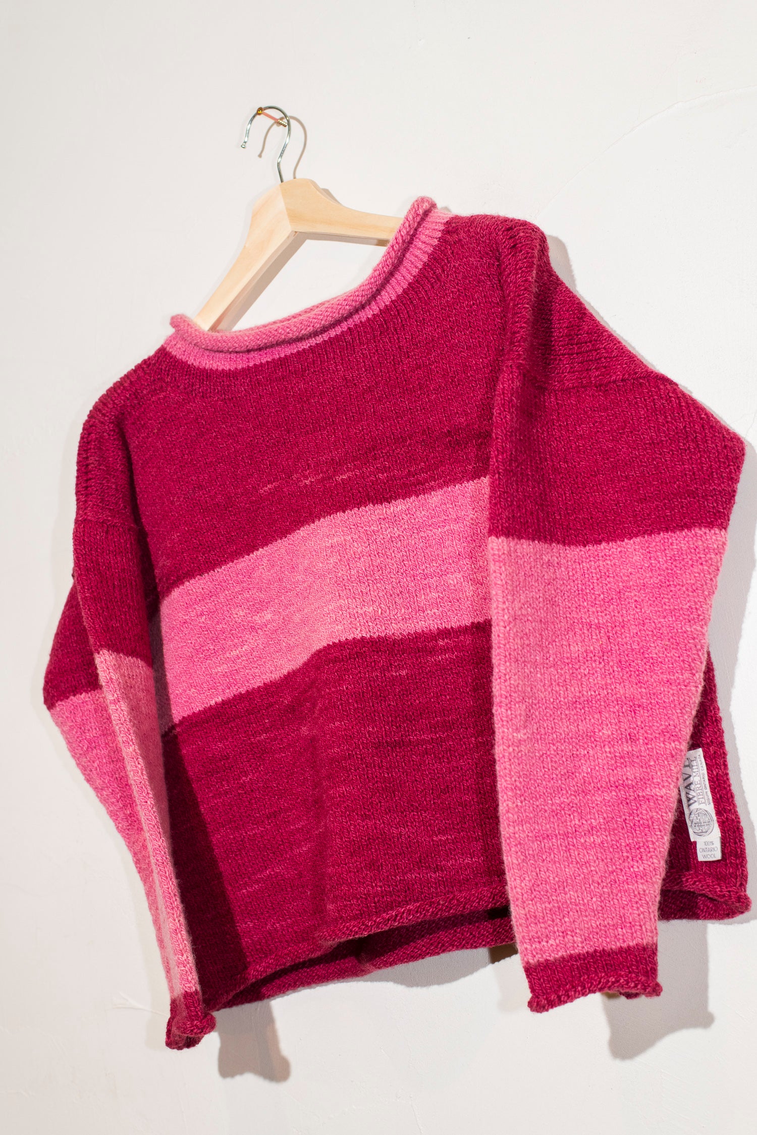 Wave Fibre Mill Rolled Edge Sweater | Garmentory