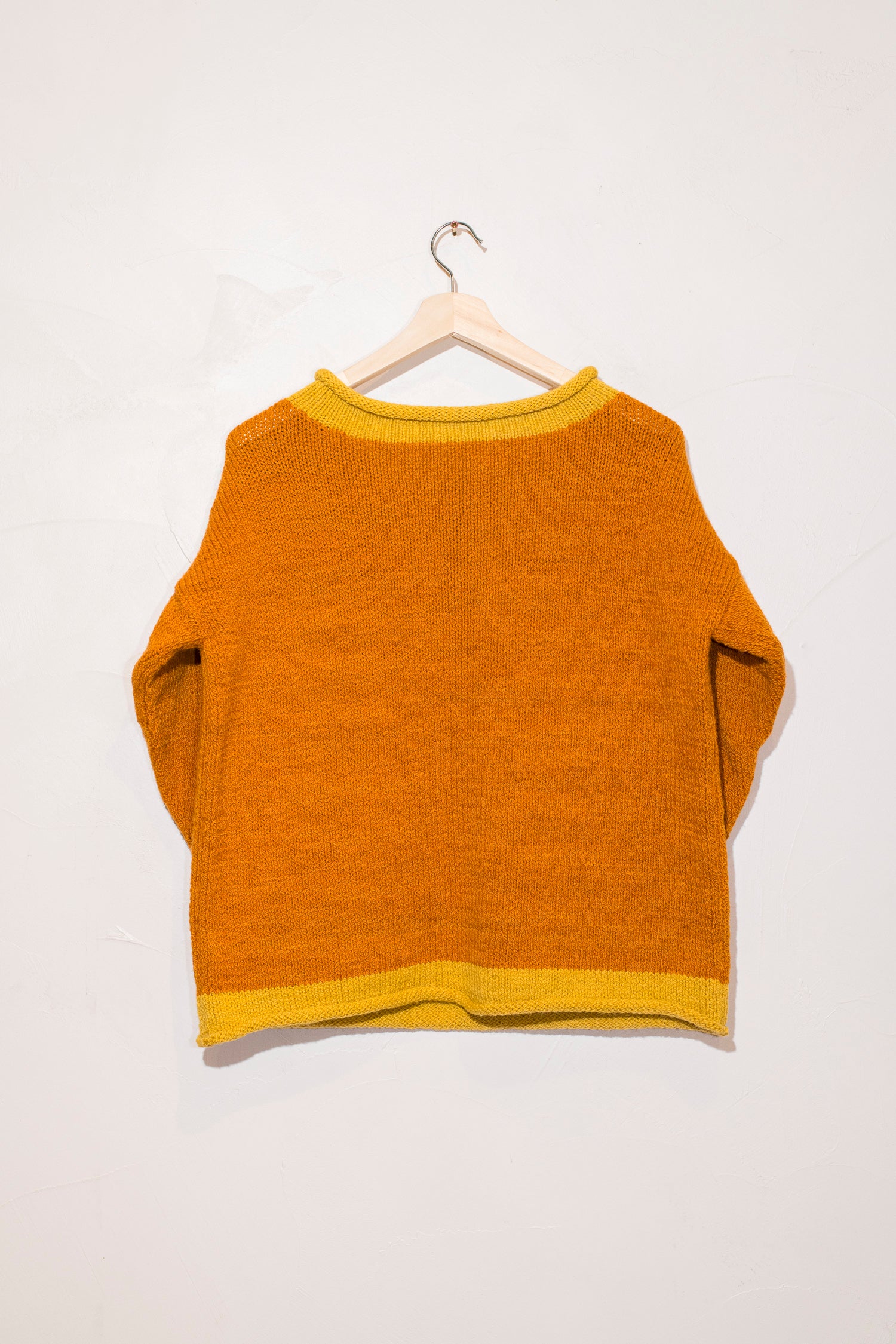 Wave Fibre Mill Rolled Edge Sweater | Garmentory