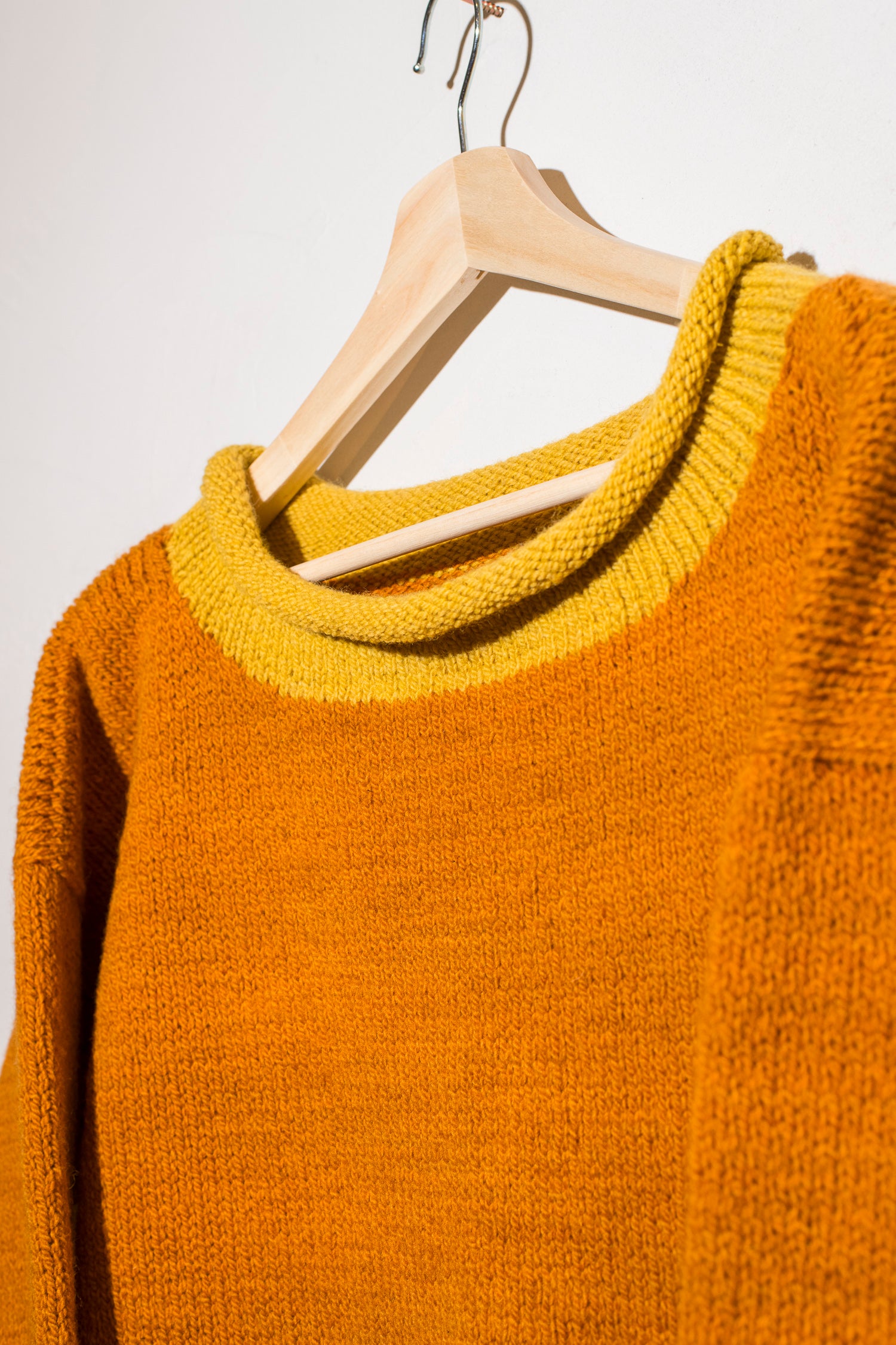 Wave Fibre Mill Rolled Edge Sweater | Garmentory