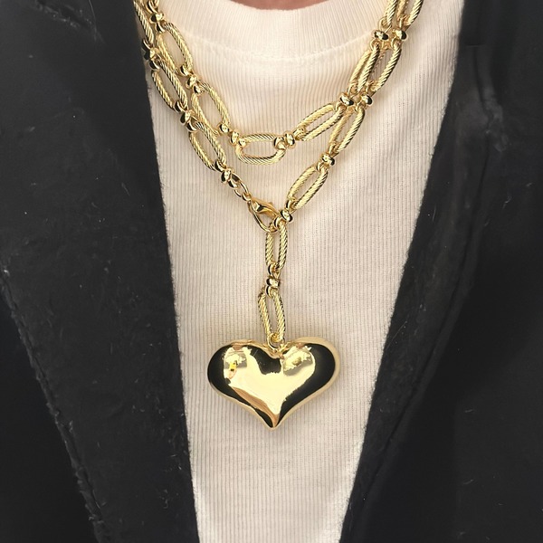 Jeny Baker Designs Wylie Heart Necklace | Garmentory