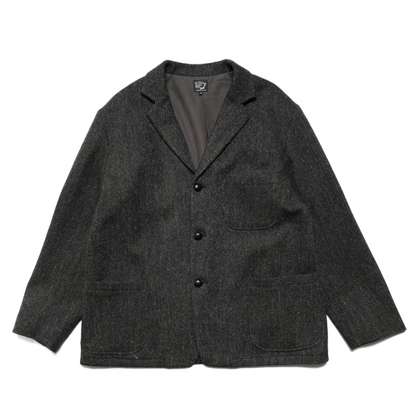 Orslow Relax Fit Harris Tweed Jacket - Black | Garmentory