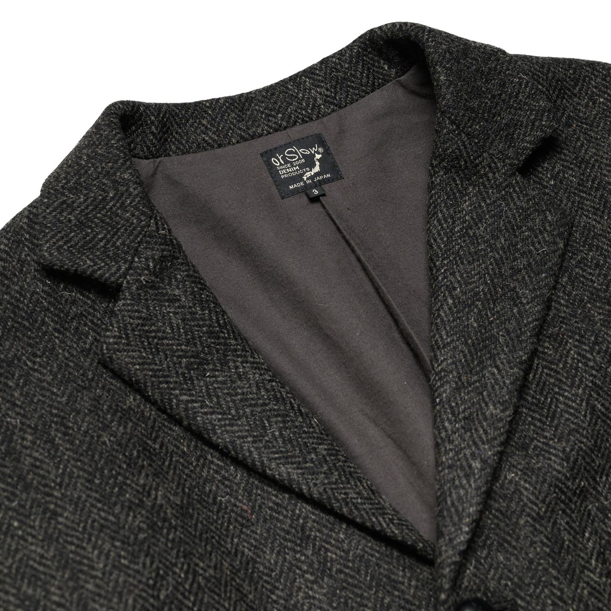 Orslow Relax Fit Harris Tweed Jacket - Black | Garmentory