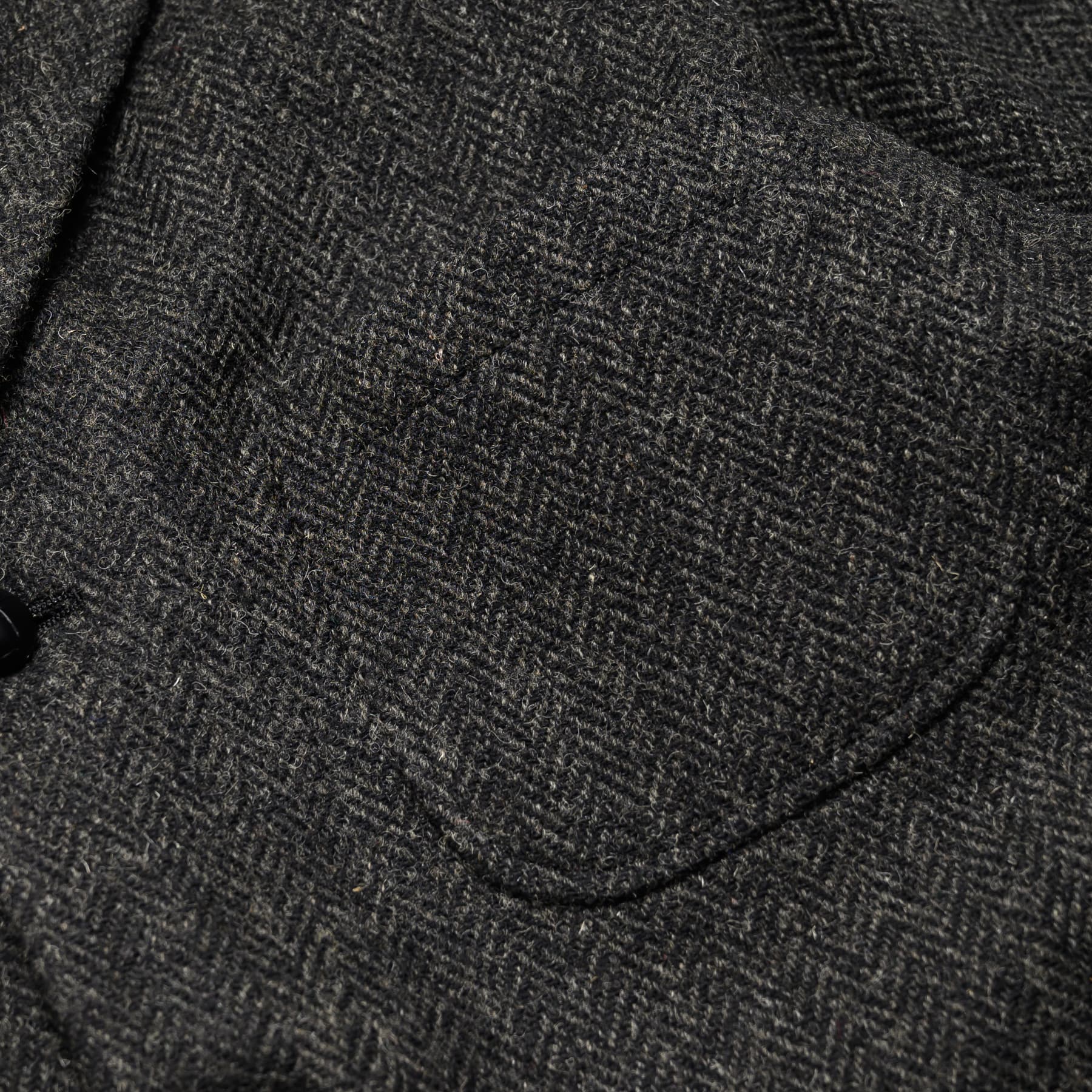 Orslow Relax Fit Harris Tweed Jacket - Black | Garmentory