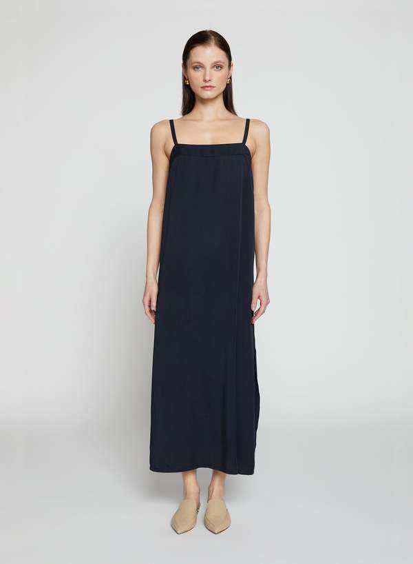 Stateside Dove Modal Slip Dress - Black | Garmentory