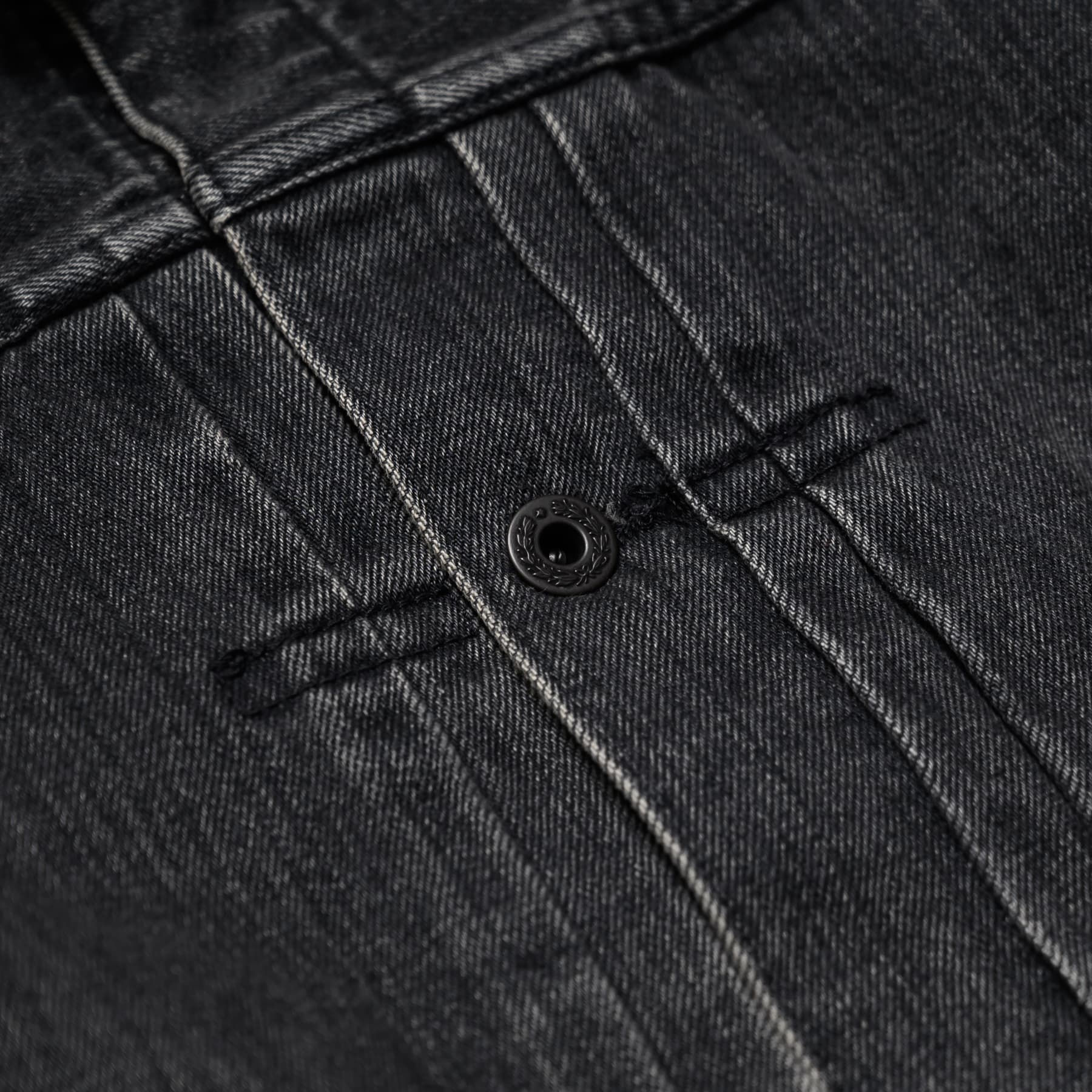 Orslow WWII Type 1 Black Denim Jacket - Black Denim Stone | Garmentory