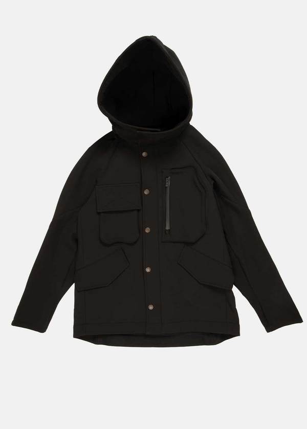 Devoa Comfort Shell Hooded Jacket - Black | Garmentory