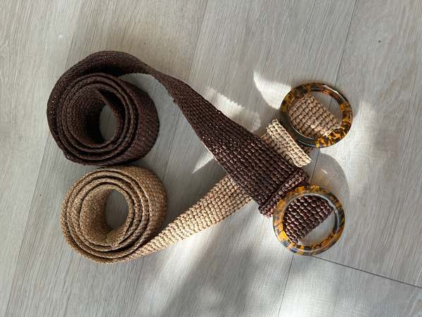 Zanatany Concepts Balline Raffia Belt | Garmentory