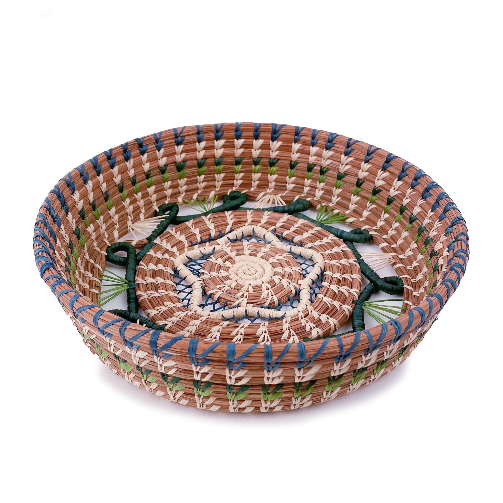 Mayan Hands Cristina Basket - Green | Garmentory