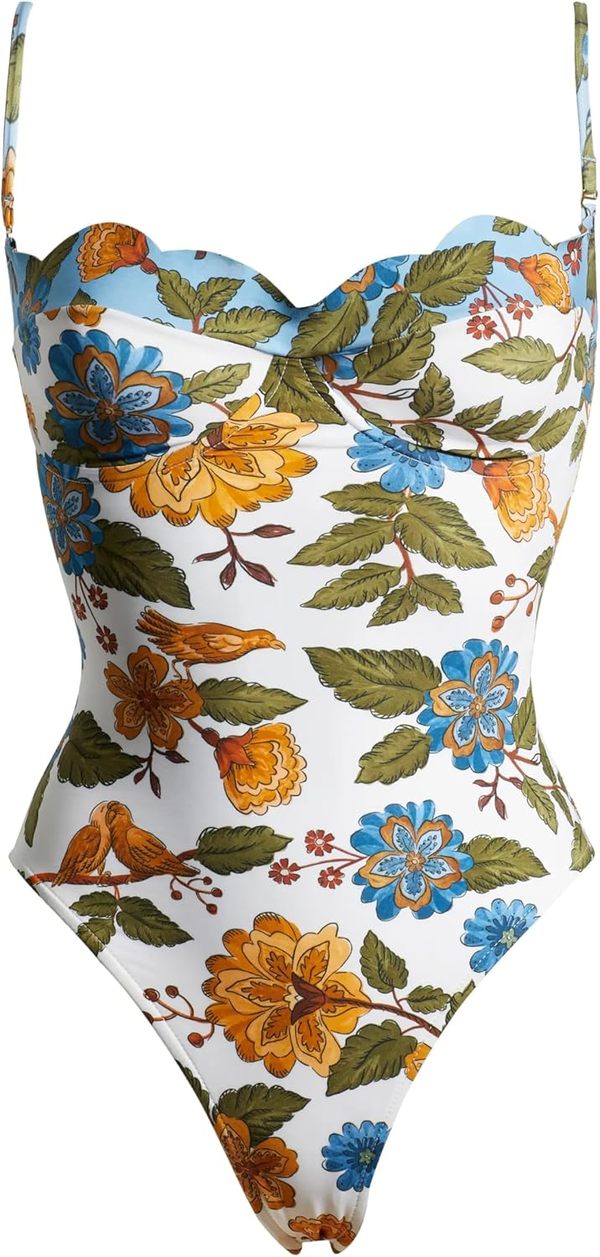 Farm Rio One Piece - Garden Scarf Mix | Garmentory