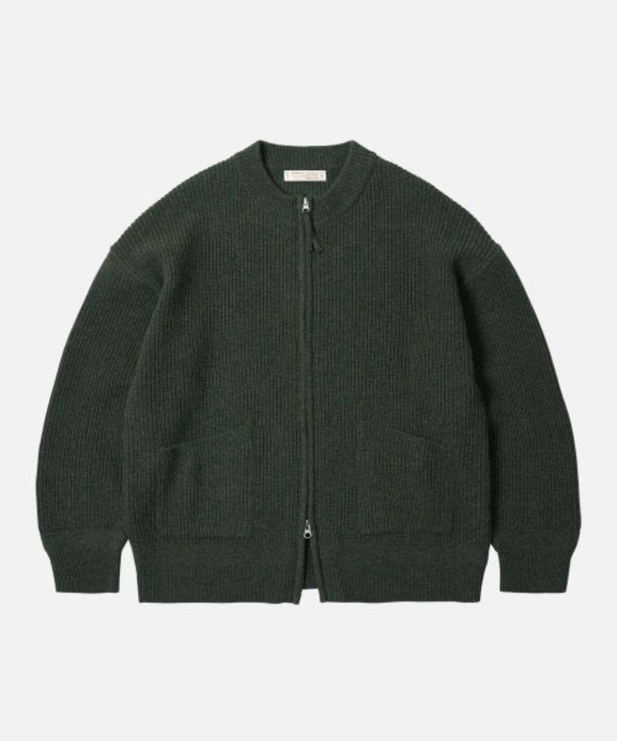 FrizmWorks Wool Deck Zipup Cardigan - Forest Green | Garmentory