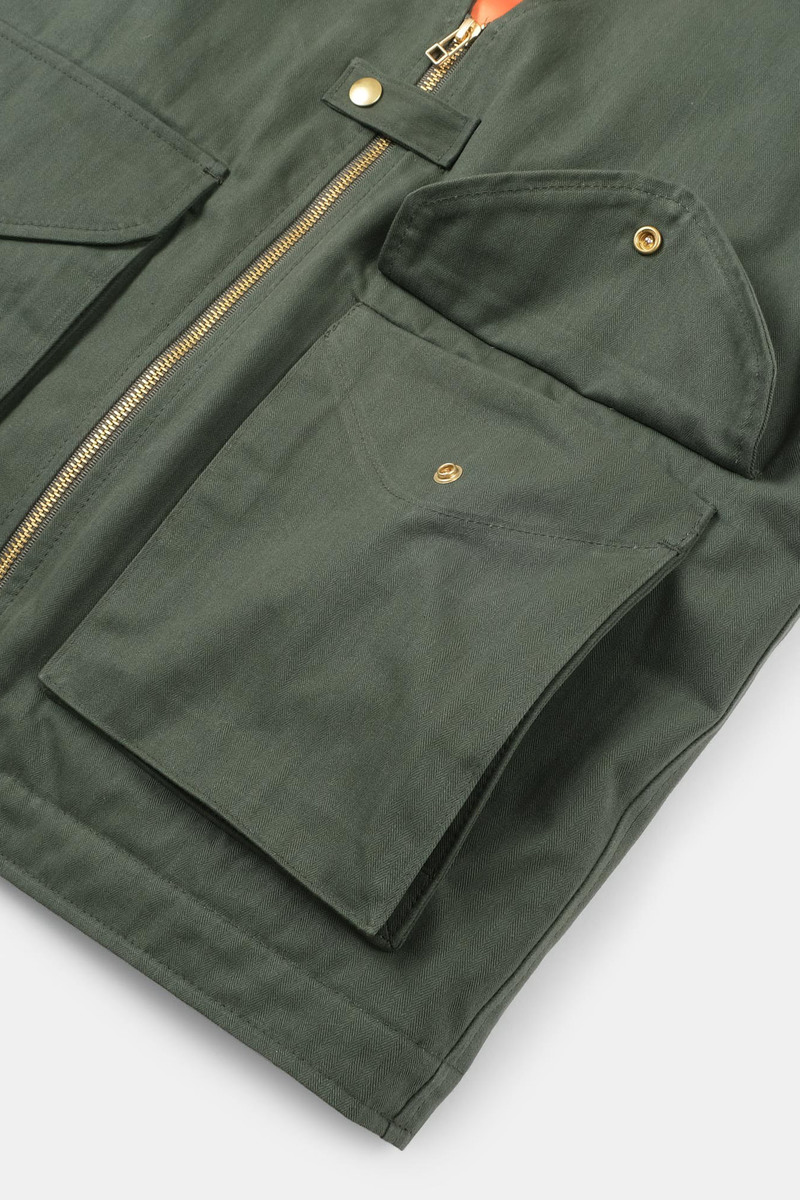 Dehen 1920 Cargo Vest - Spruce | Garmentory