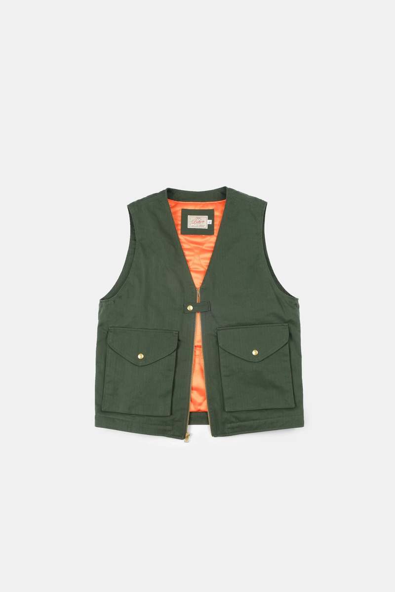 Dehen 1920 Cargo Vest - Spruce | Garmentory