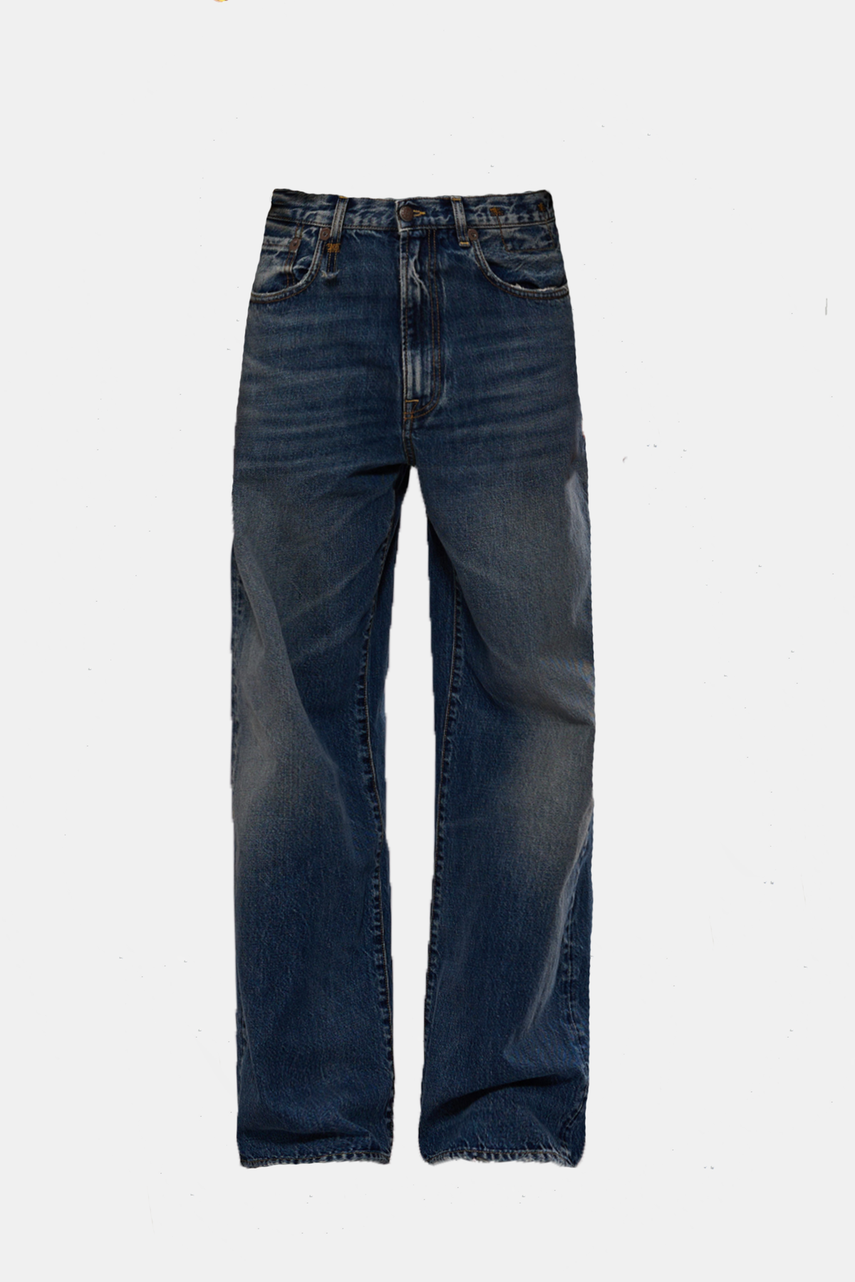 R13 D'arcy Loose Rigid Jean - Hutton Blue | Garmentory