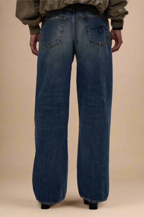 R13 D'arcy Loose Rigid Jean - Hutton Blue | Garmentory