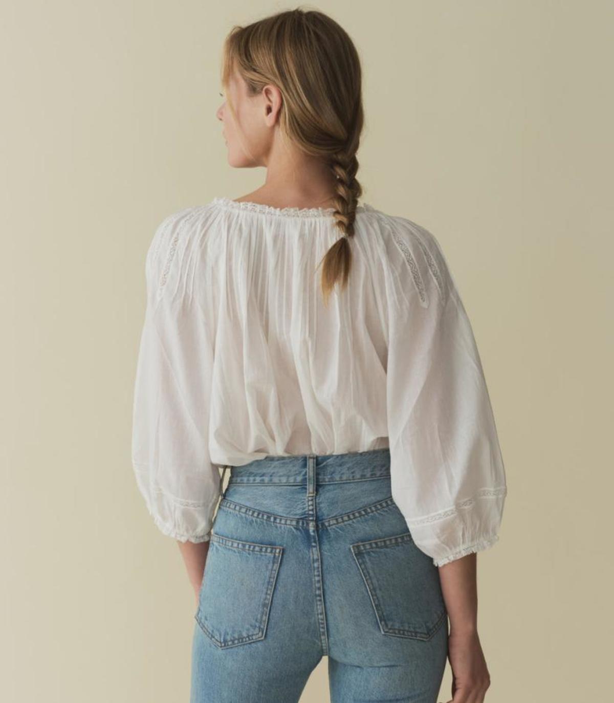 DÔEN Abigail Top - Salt | Garmentory