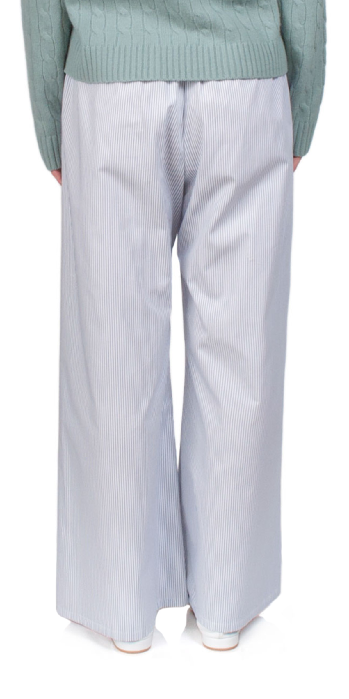 Leset Yoshi Wide Leg Boxer Pant - Seaside Stripe | Garmentory