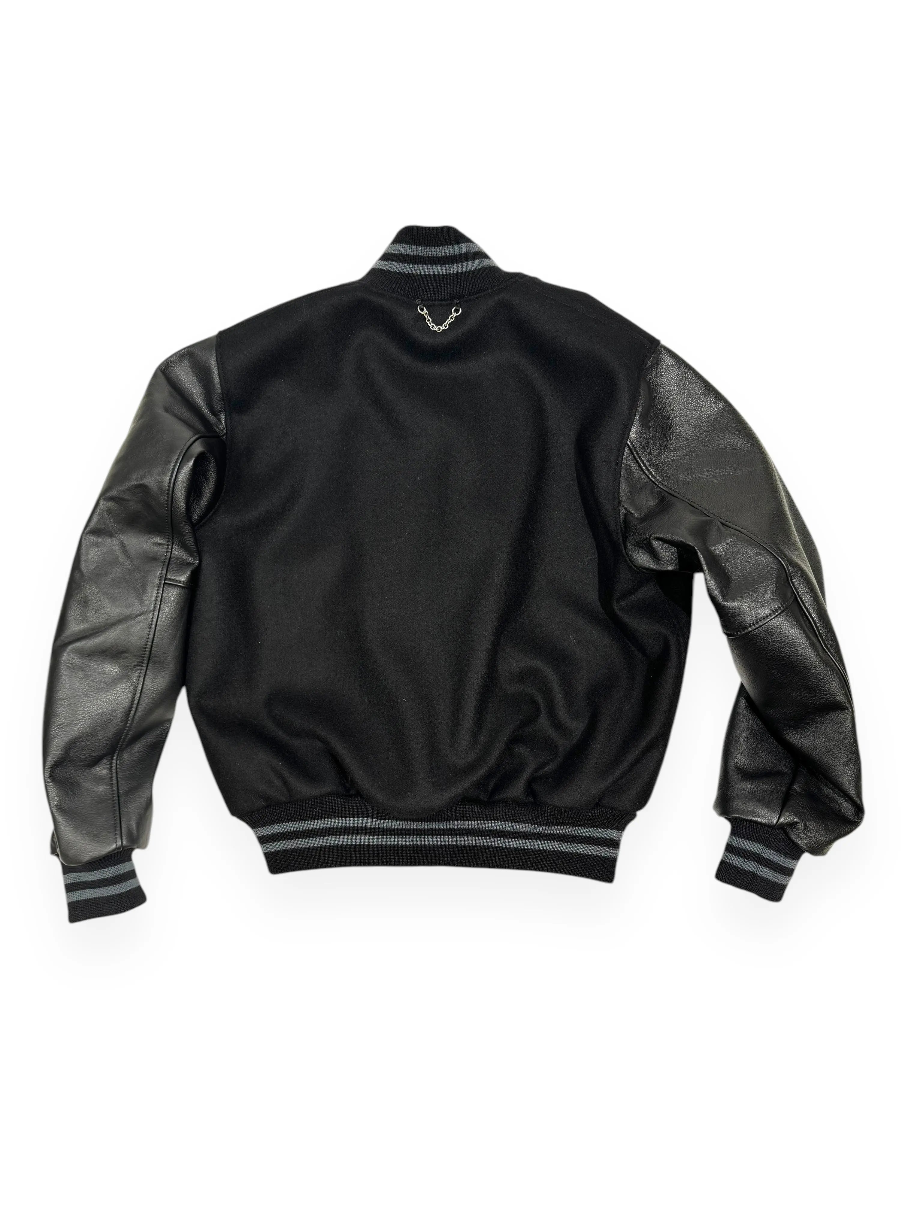 Settlemier Varsity Jacket - black | Garmentory