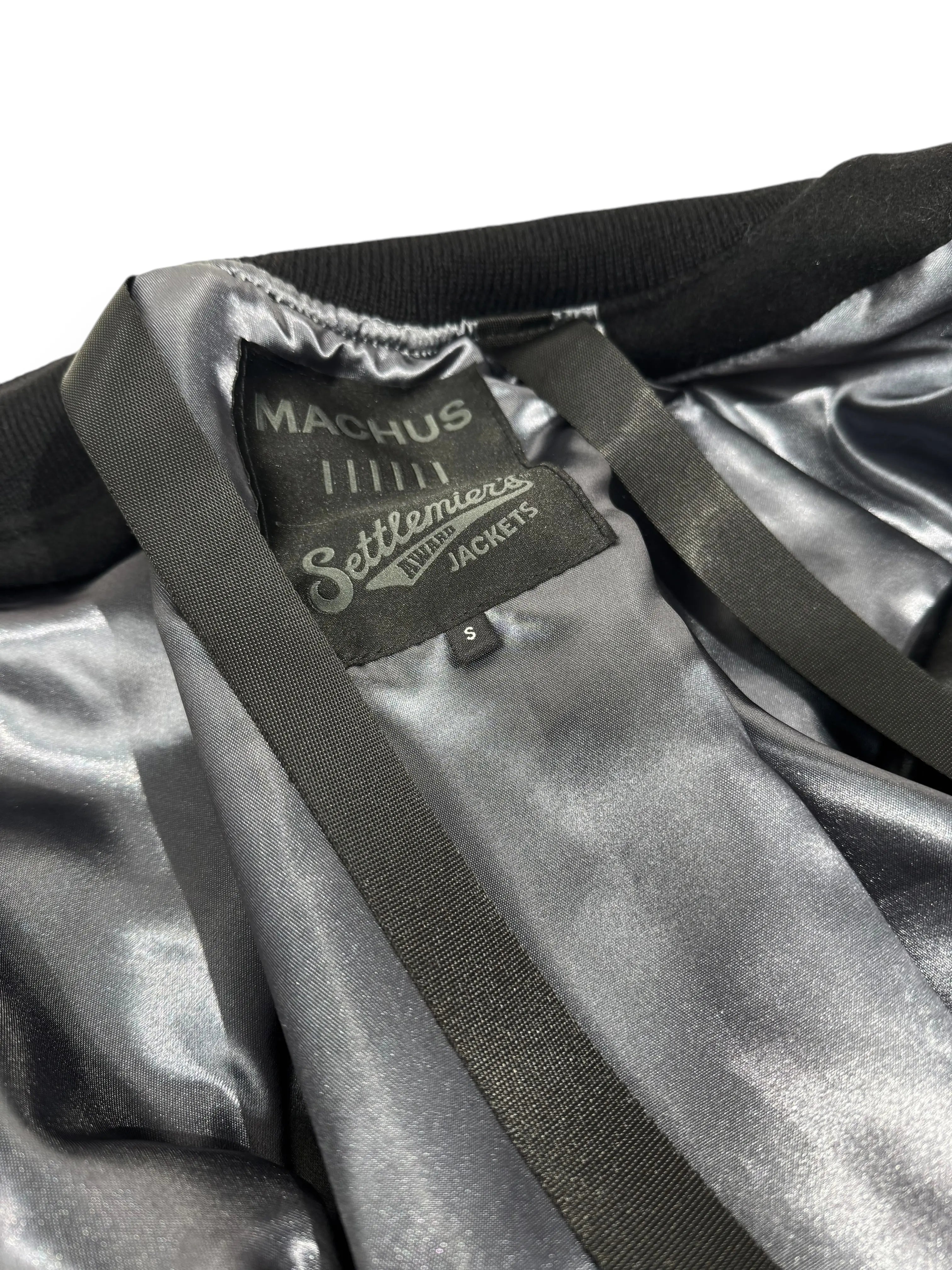 Settlemier Varsity Jacket - black | Garmentory