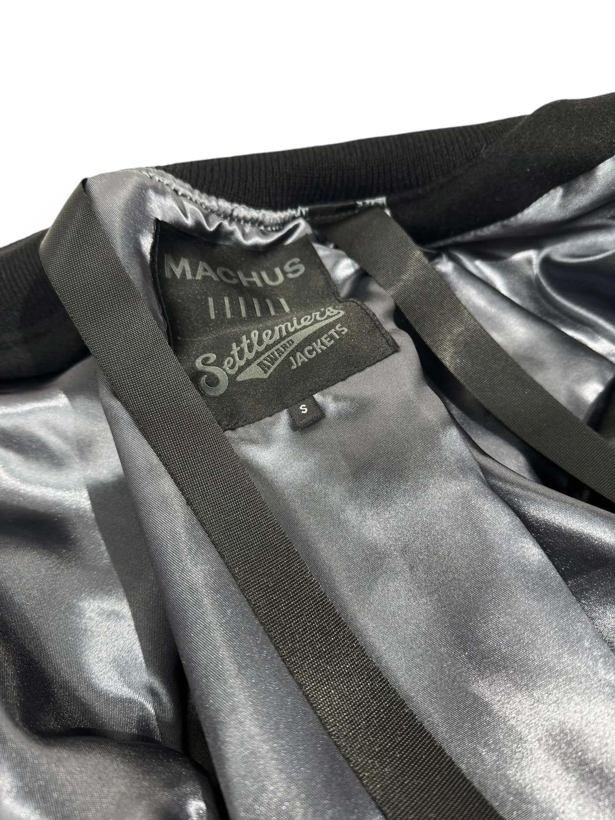 Settlemier Varsity Jacket - black | Garmentory