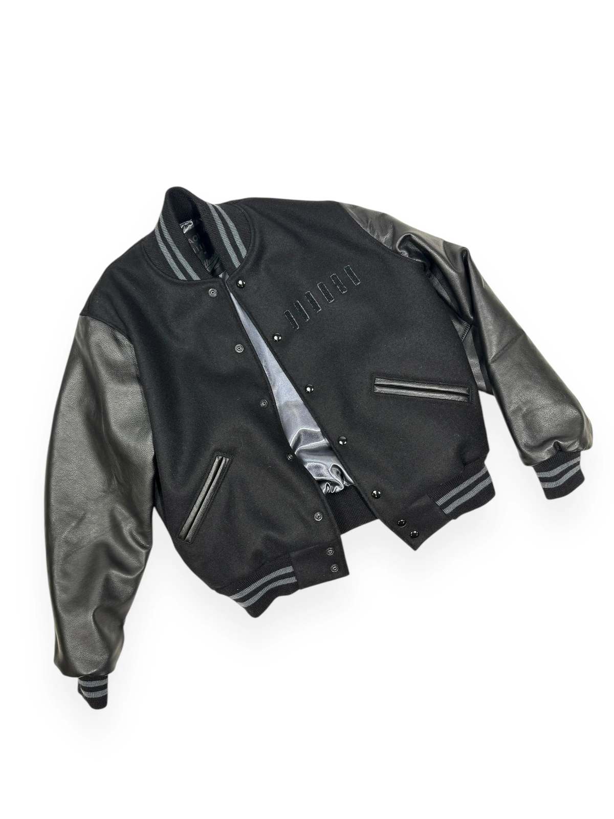 Settlemier Varsity Jacket - black | Garmentory