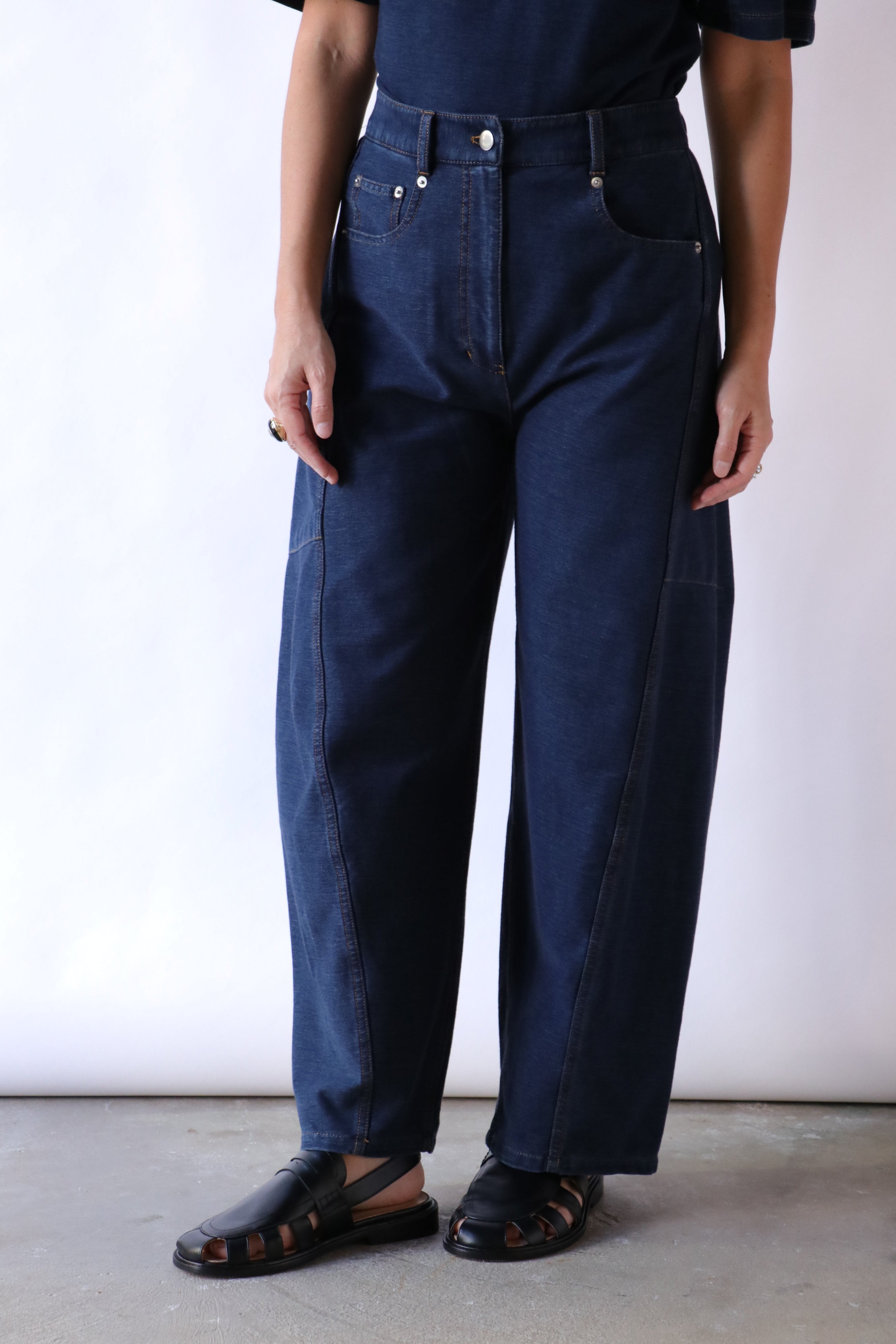 Tibi Sid Jean - Indigo | Garmentory