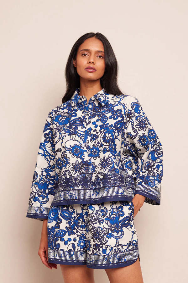 Cara Cara Erica Shirt - Dentelle Blue | Garmentory